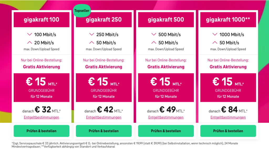 Riesen-Aktion: Magenta bringt 15,- Euro-Internet für zu Hause mit bis ...