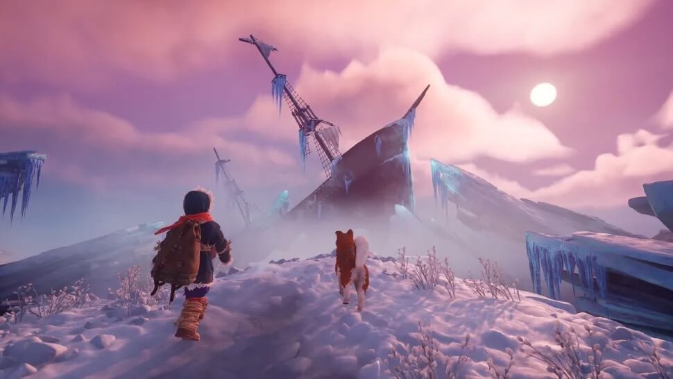 Ikuma - The Frozen Compass kommt 2026, überzeugt mit schönem Schnee - Beyond Pixels